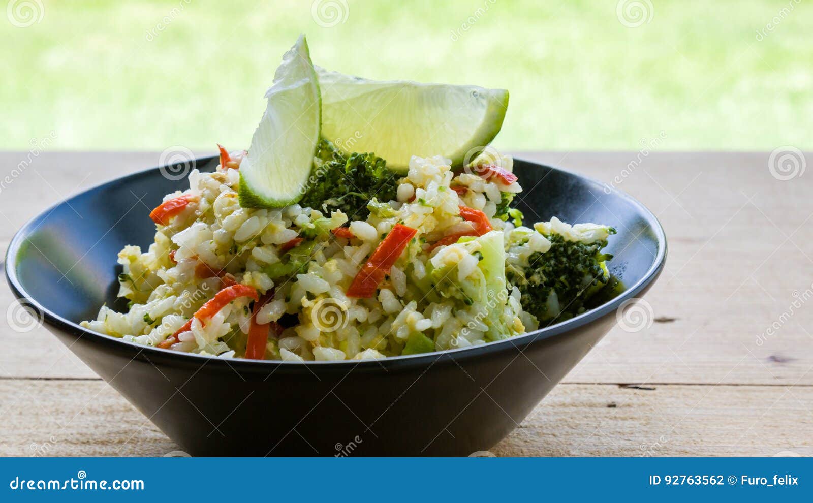 Fragrant fried rice stock photo. Image of leek, traditional - 92763562