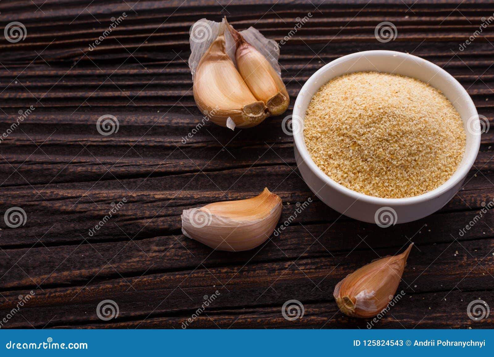Fragrant Garlic on a Dark Stone Background Stock Image - Image of fresh ...