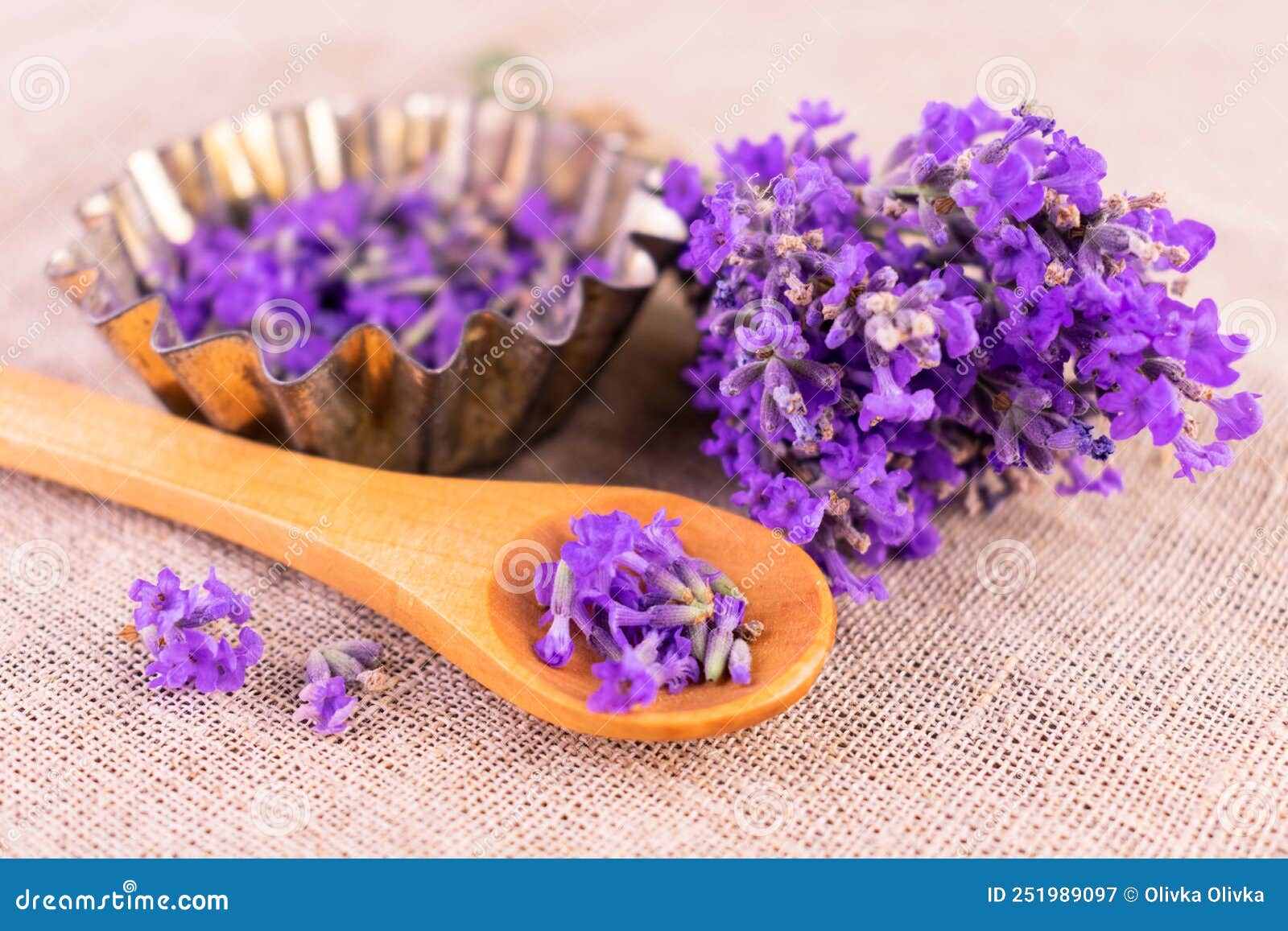 Fragrant Lavender Flowers. Lavender Harvest.Ingredient for Making ...