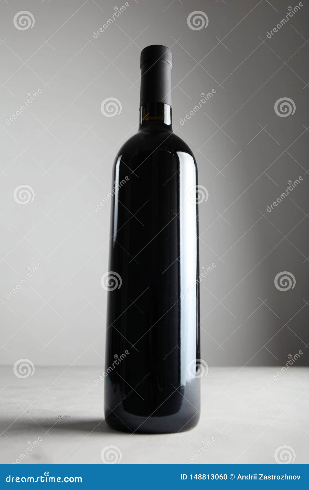 Fragrant and Luxurious Red Wine in a Bottle Stock Photo - Image of ...