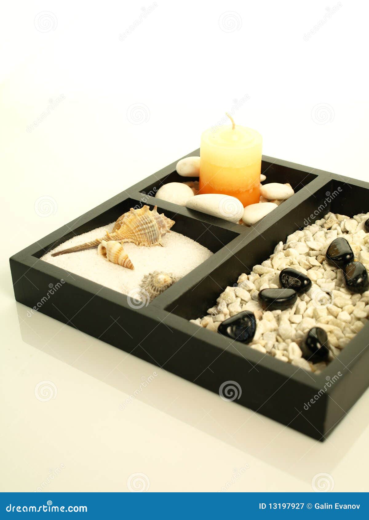 Fragrant Spa Candle on a Decorated Plate Stock Image - Image of ...