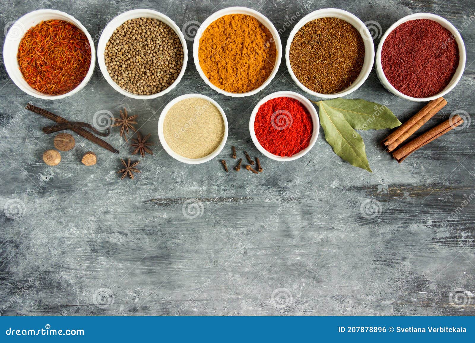 Fragrant Spices for Cooking. Dry Spices Stock Photo - Image of leaf ...