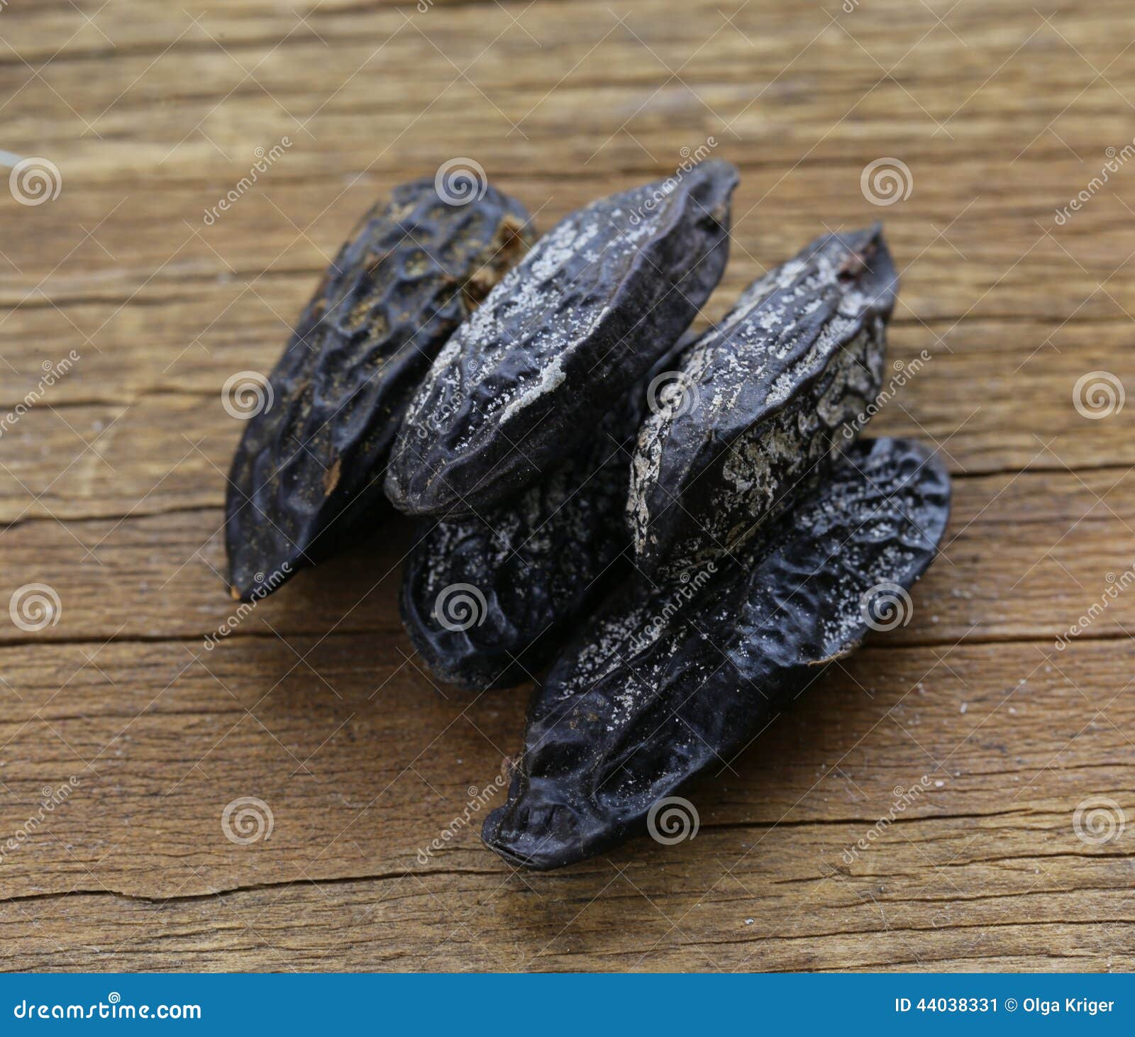 Tonka Bean Isolated On White Background With Clipping Path And Full ...