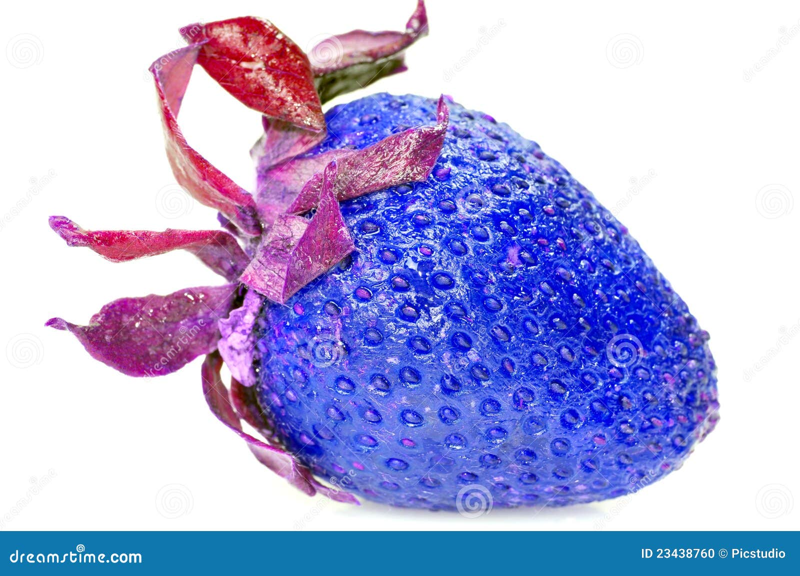 Fraise bleue photo stock. Image du fraise, normal, sain - 23438760