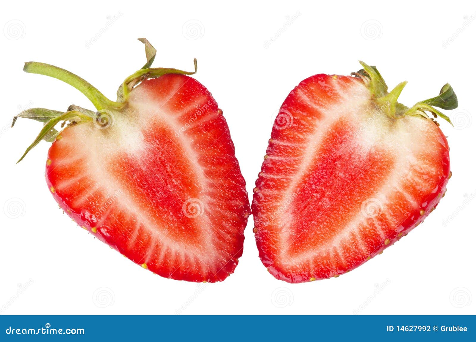 Fraise coupée en tranches photo stock. Image du fraise - 14627992