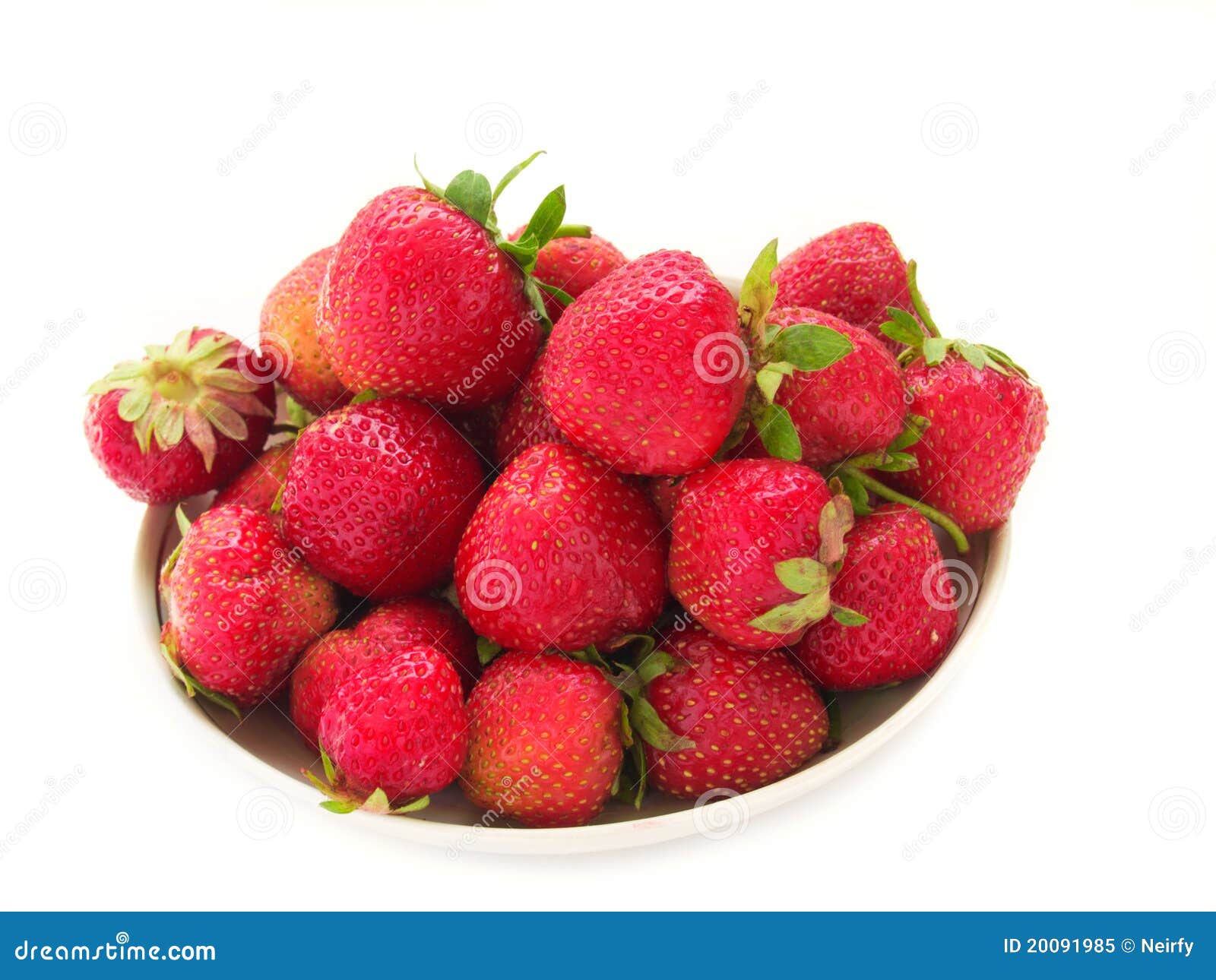 Fraises image stock. Image du cramoisi, fraise, isolement - 20091985
