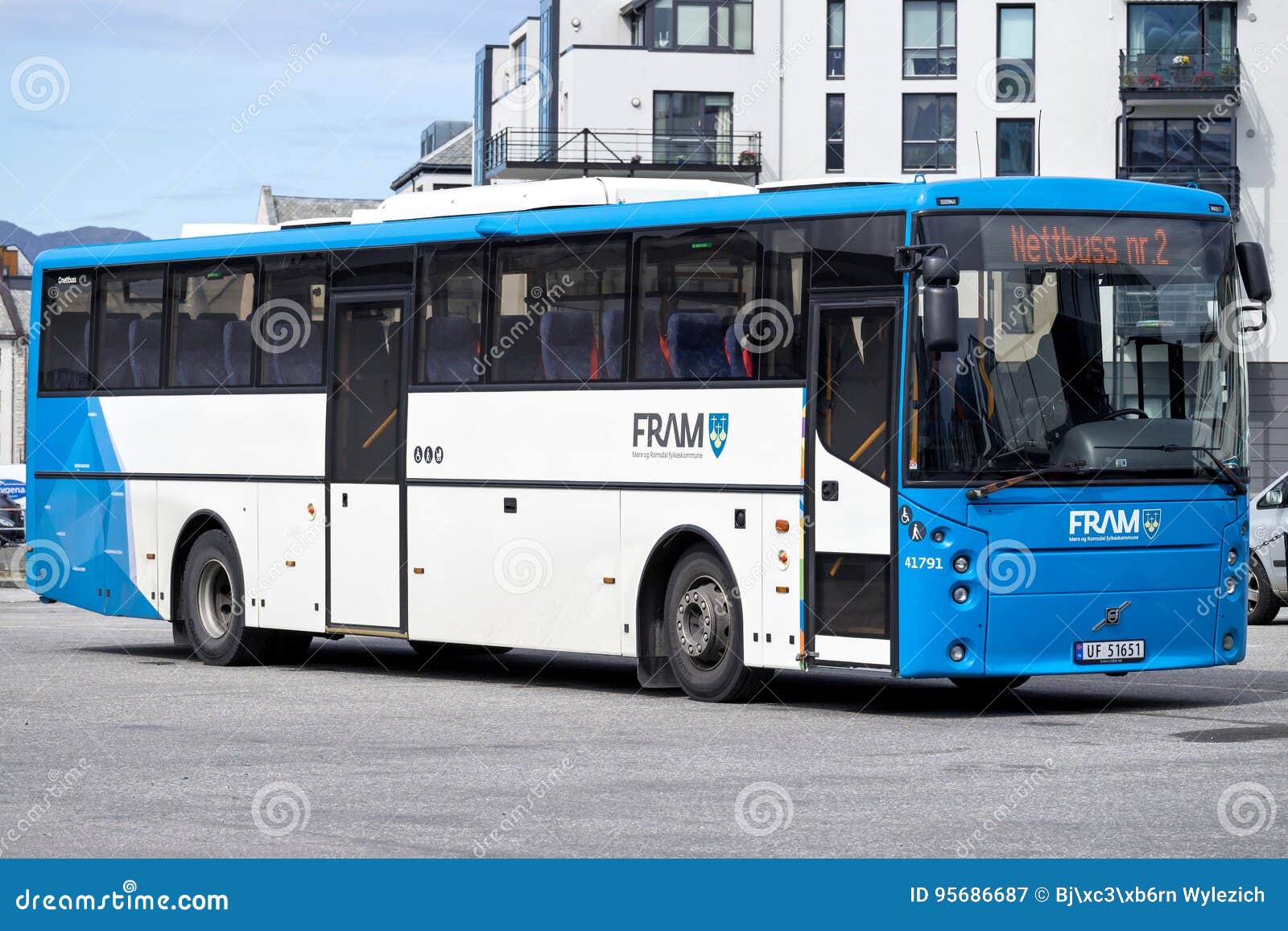 FRAM bus editorial photography. Image of brand, motorbus - 95686687