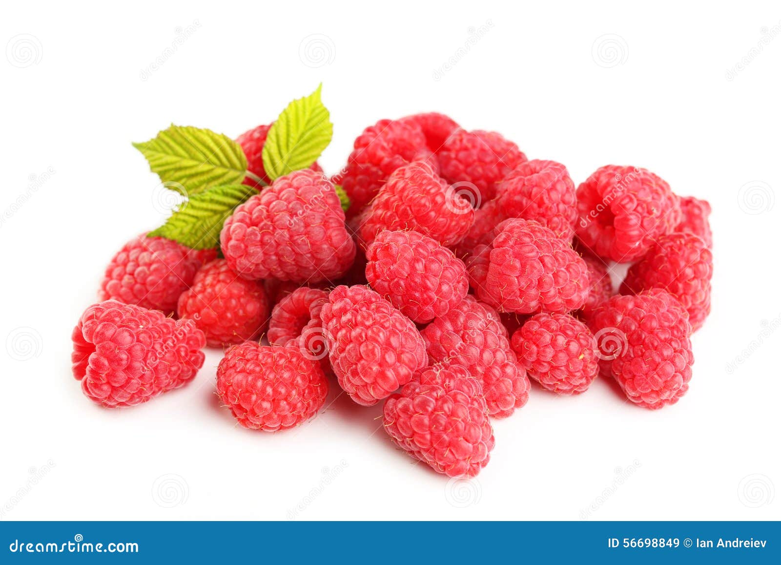 Framboise rouge image stock. Image du nourriture, saveur - 56698849