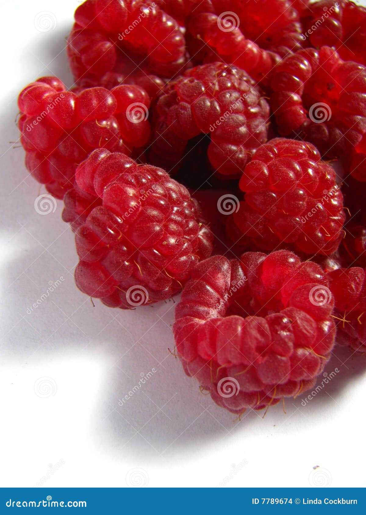 Framboises photo stock. Image du fond, rouge, fruits, frais - 7789674
