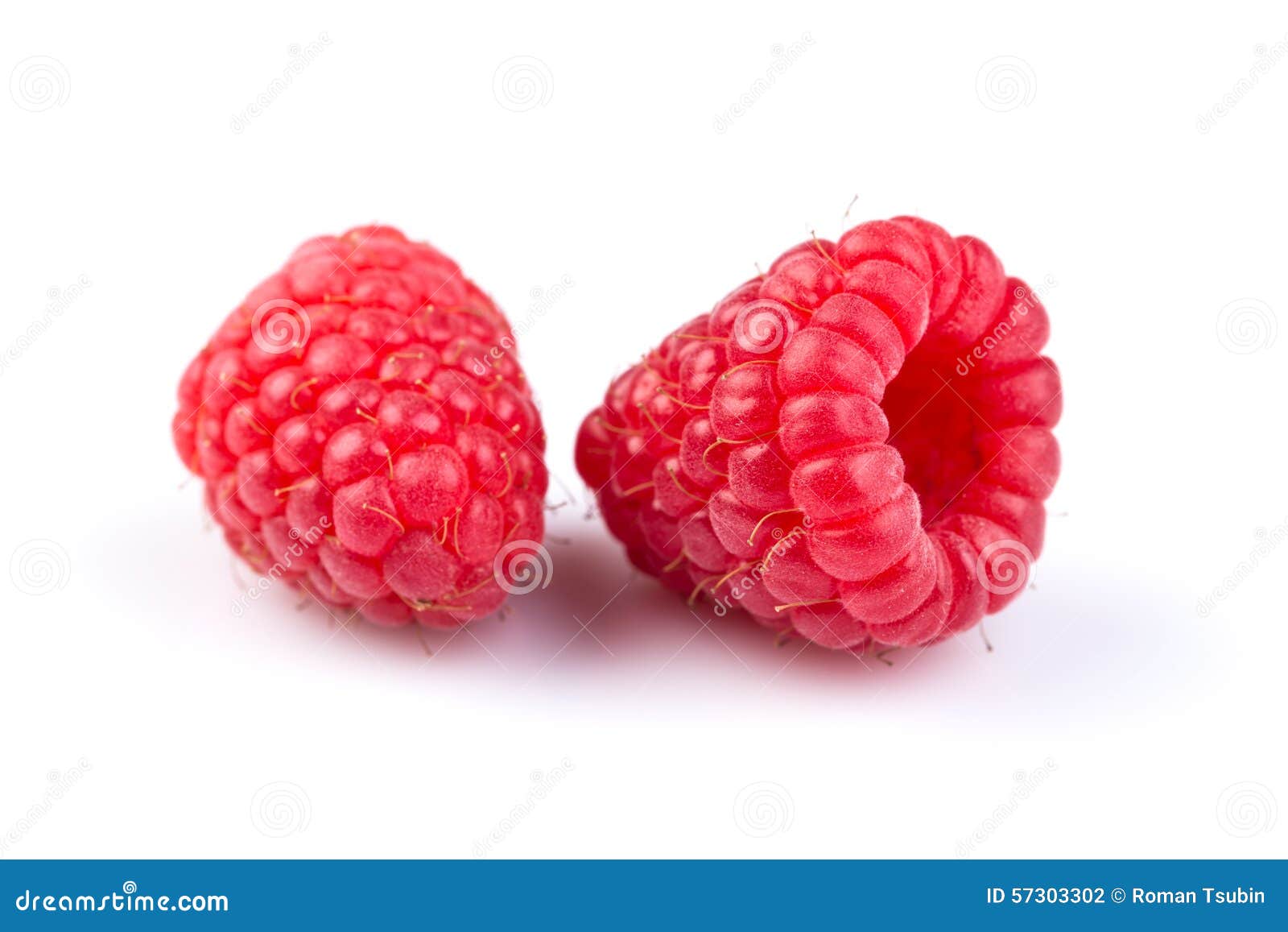 Frambuesa Aislada En El Fondo Blanco Foto de archivo - Imagen de ...