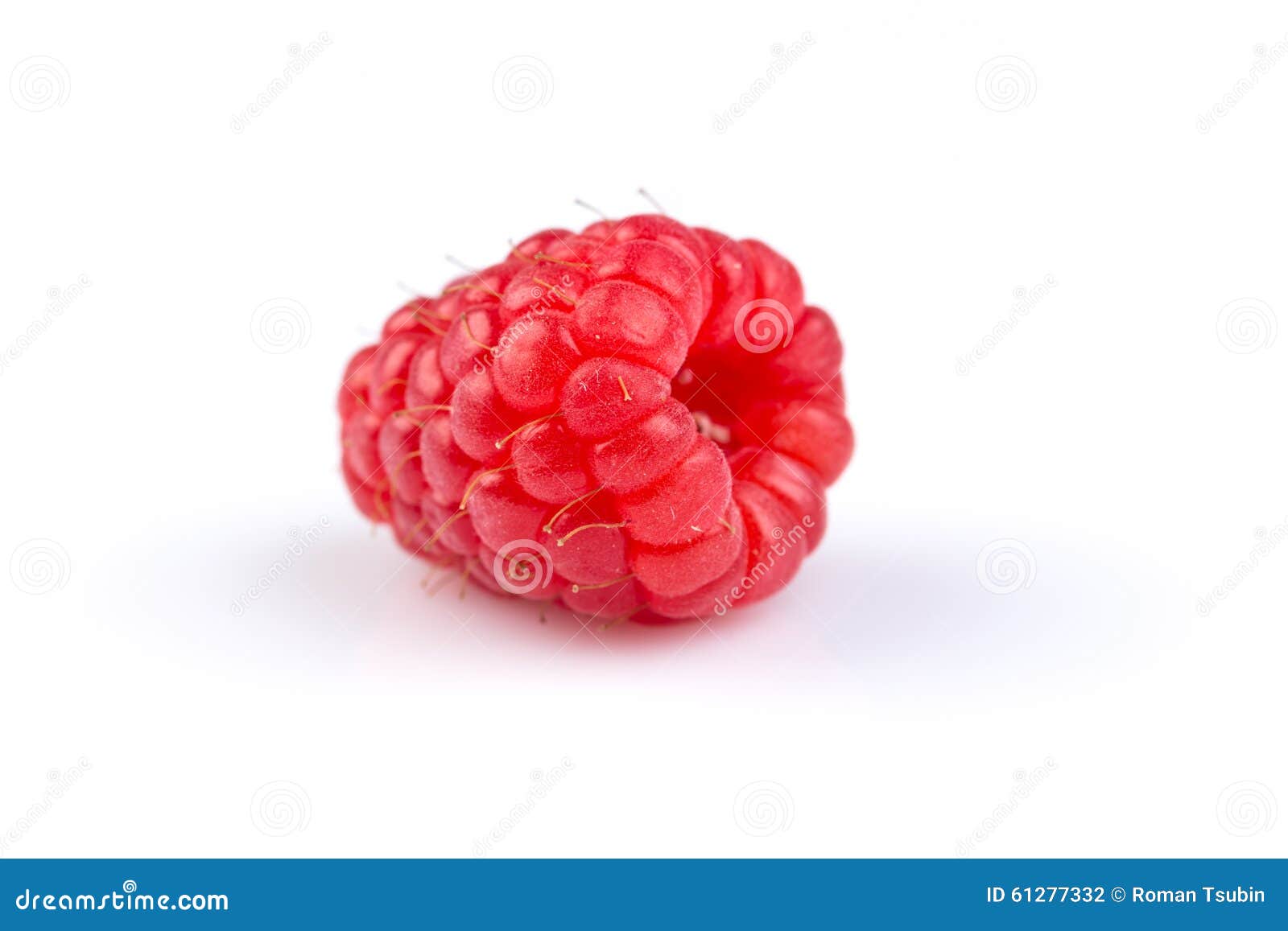 Frambuesa Aislada En El Fondo Blanco Foto de archivo - Imagen de sabor ...