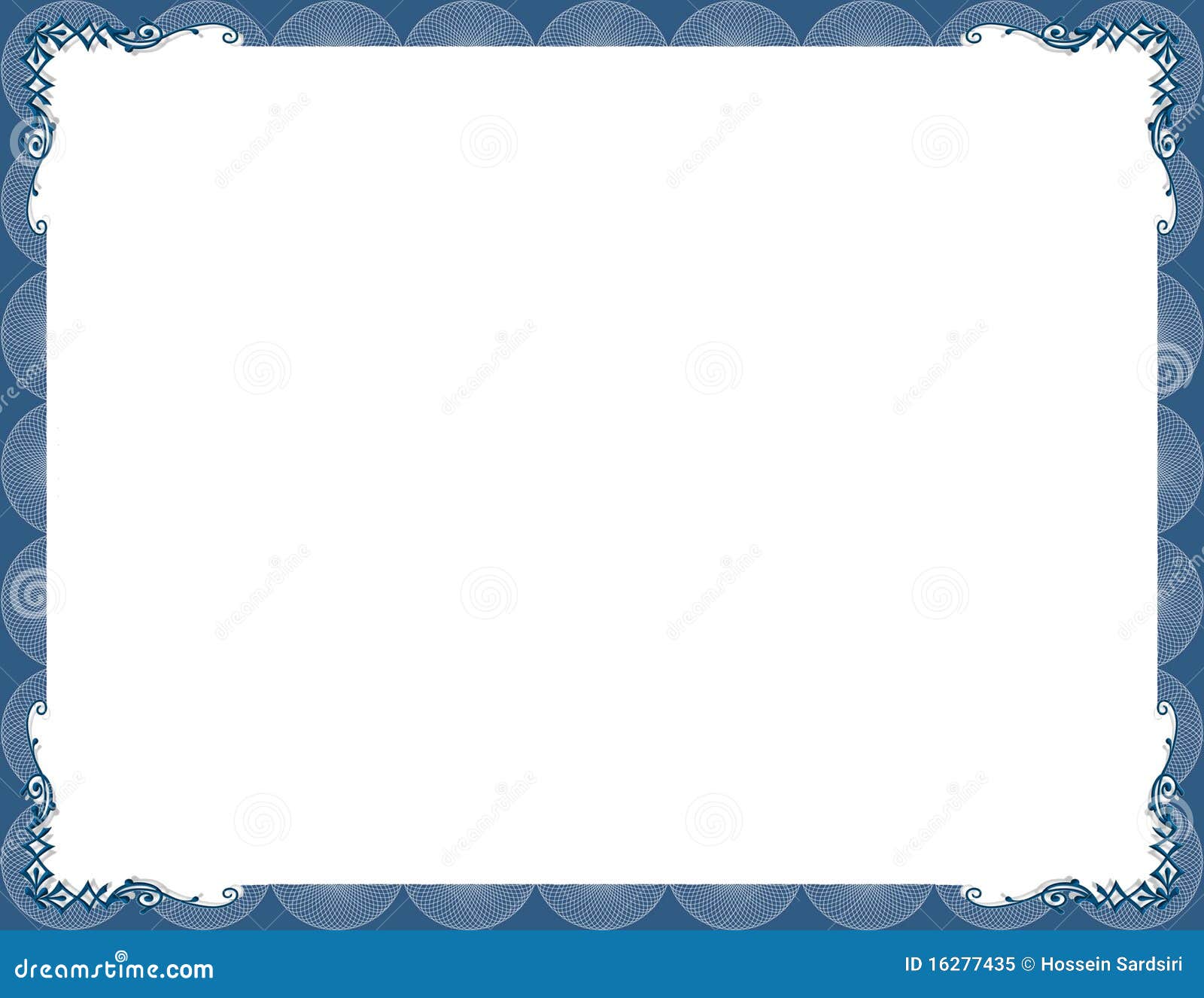 Frame à moda azul elegante ilustração stock. Ilustração de beiras ...