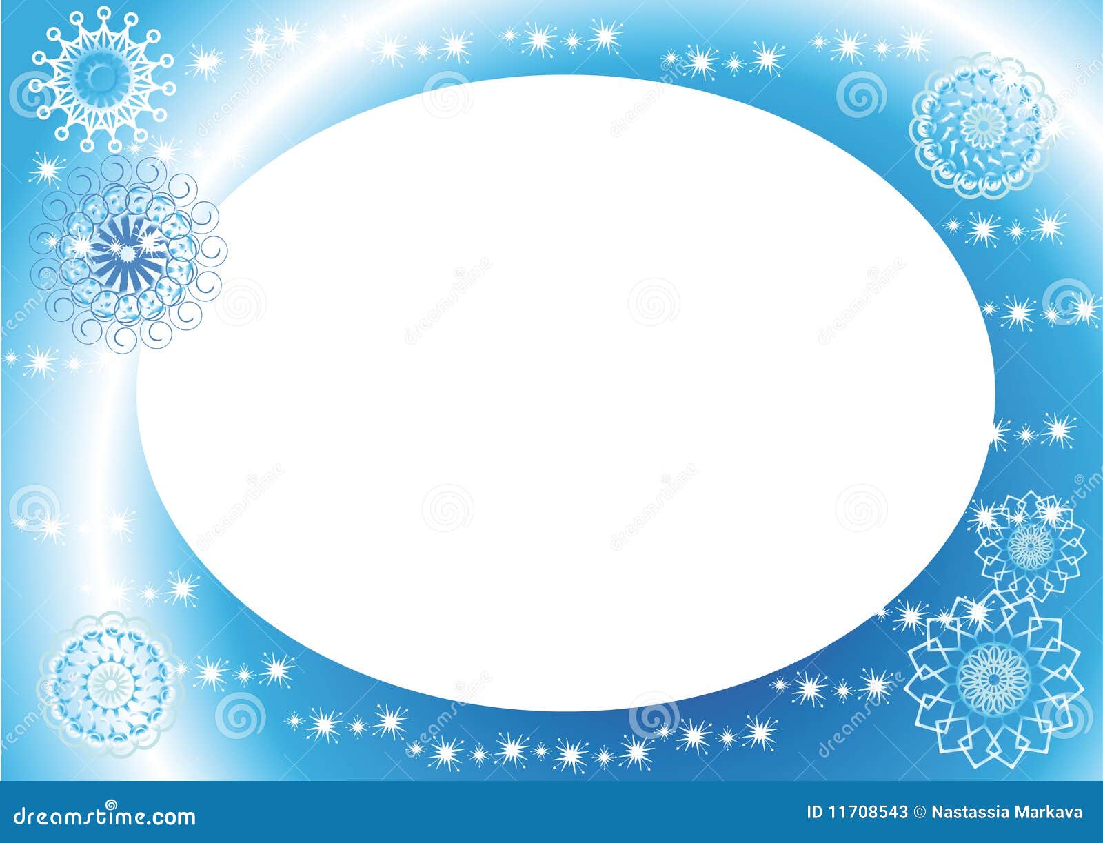 Frame stock vector. Illustration of year, snow, ornament - 11708543