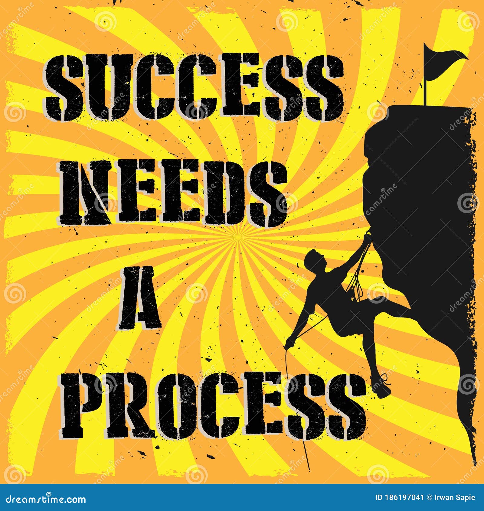 Quotes - Success Needs a Process Stock Vector - Illustration of quotes ...