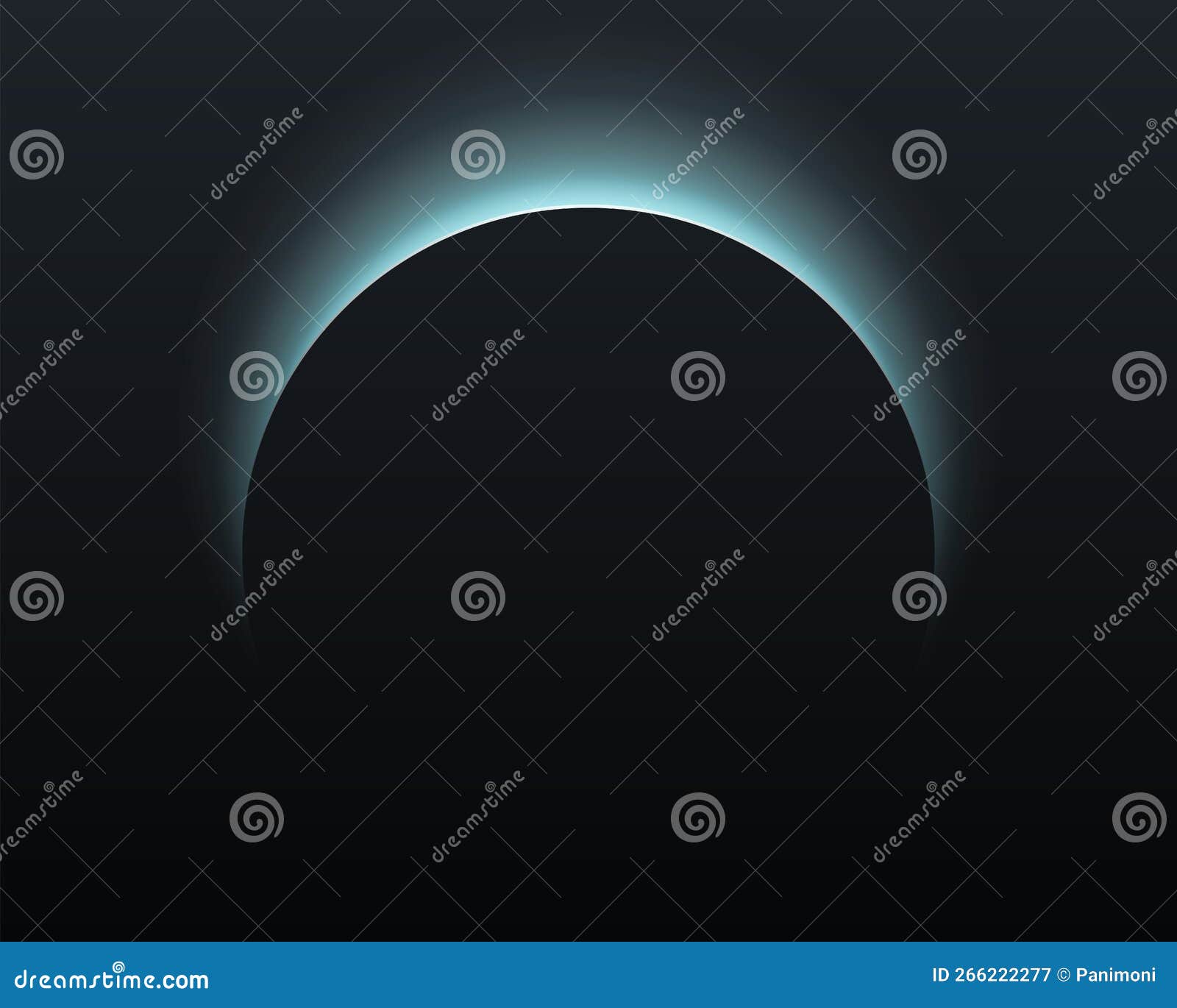 Black Geometric Abstraction. Dark Background. Solar Eclipse Stock ...