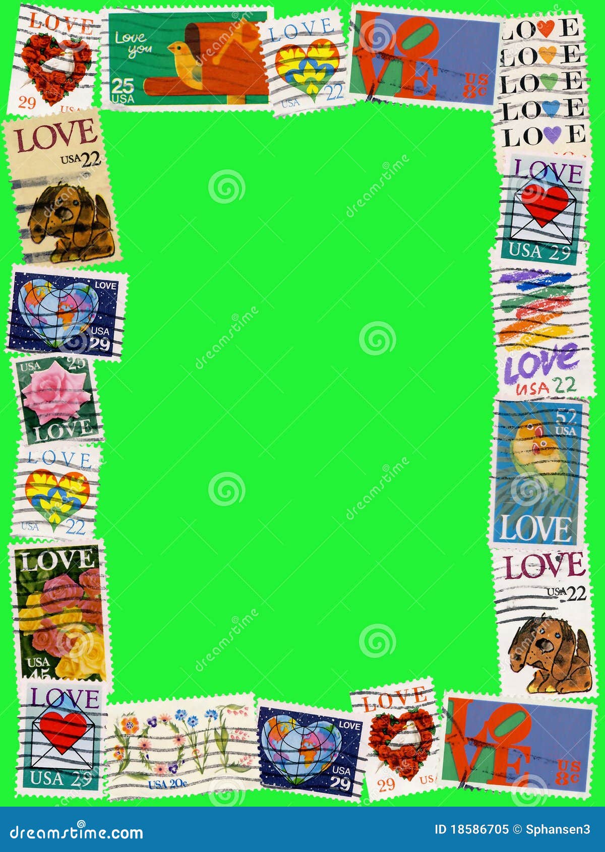 Frame 4x6 do selo do amor imagem editorial. Imagem de foto - 18586705