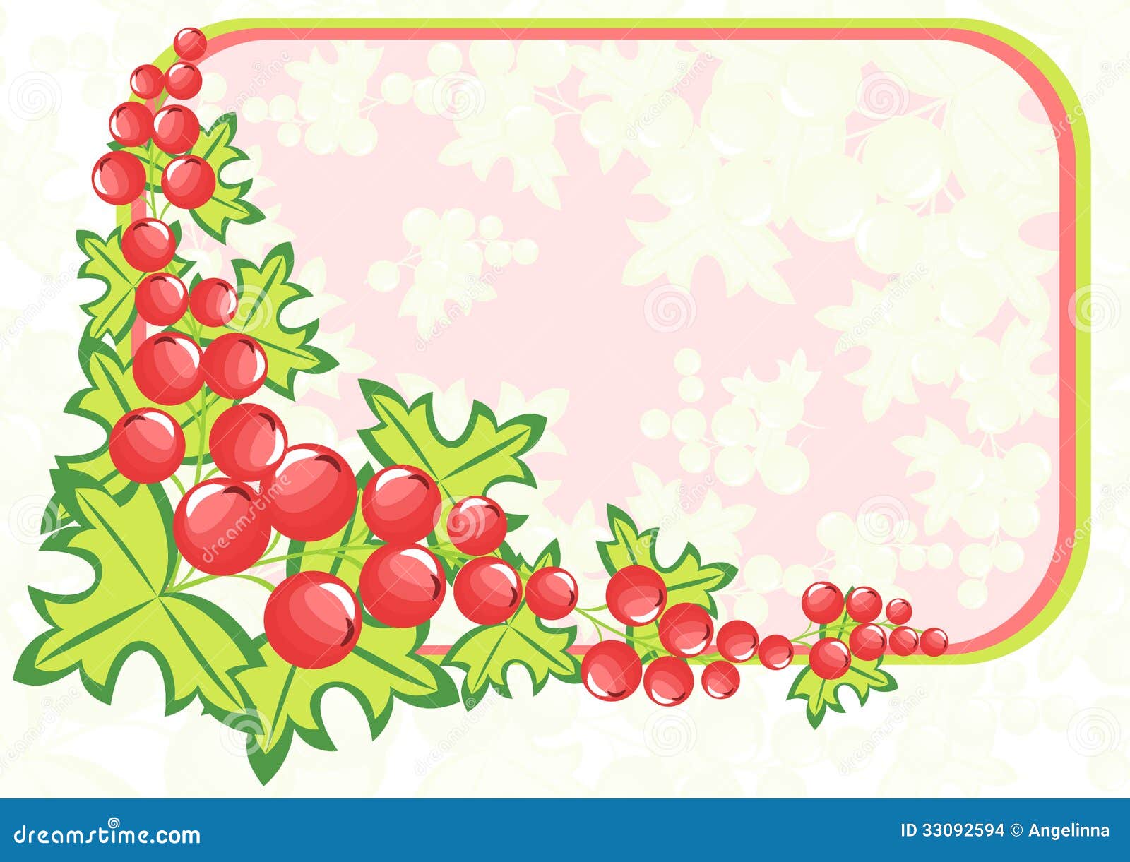 Frame from Abstract Berries Stock Vector - Illustration of border ...