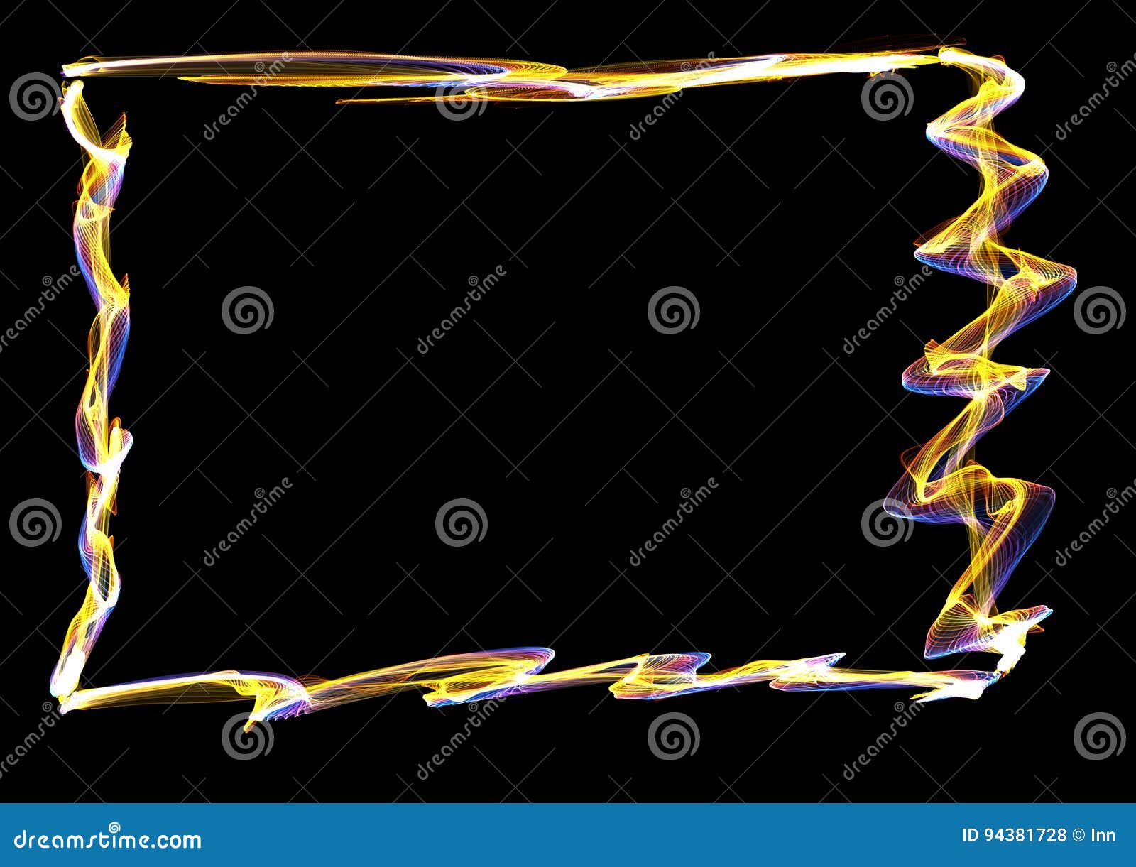 Frame Abstract Bright Background Stock Illustration - Illustration of ...