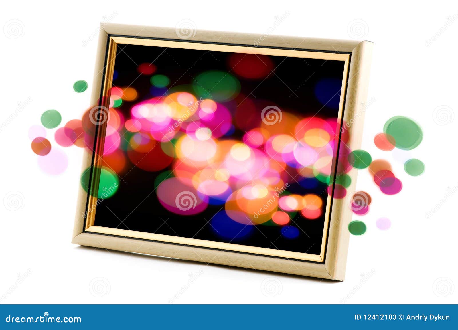 Frame with abstract light stock image. Image of modern - 12412103