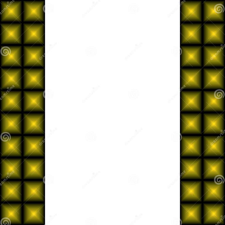 Frame of abstract pyramids stock illustration. Illustration of ...