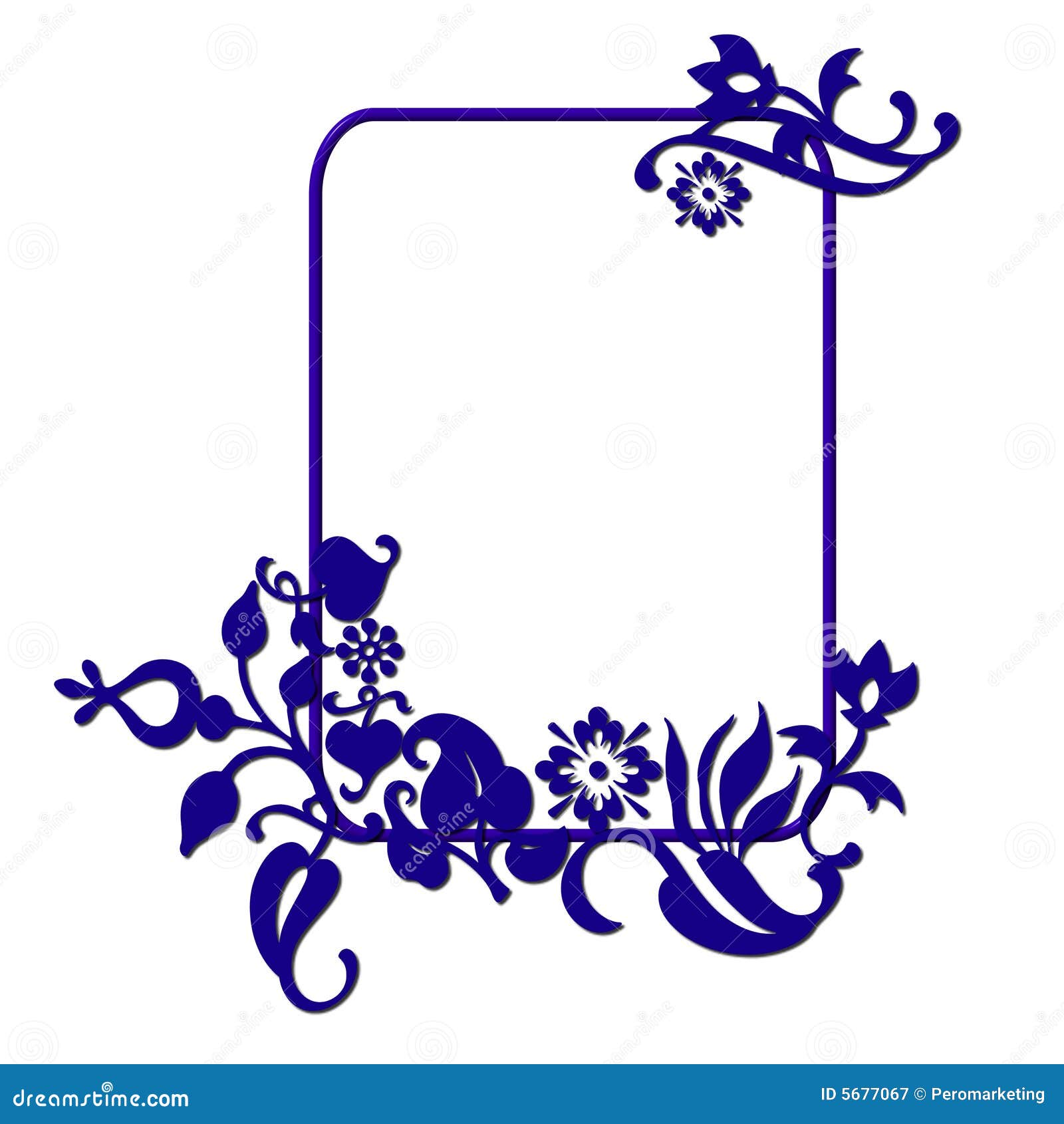 Frame abstrato azul ilustração stock. Ilustração de beira - 5677067