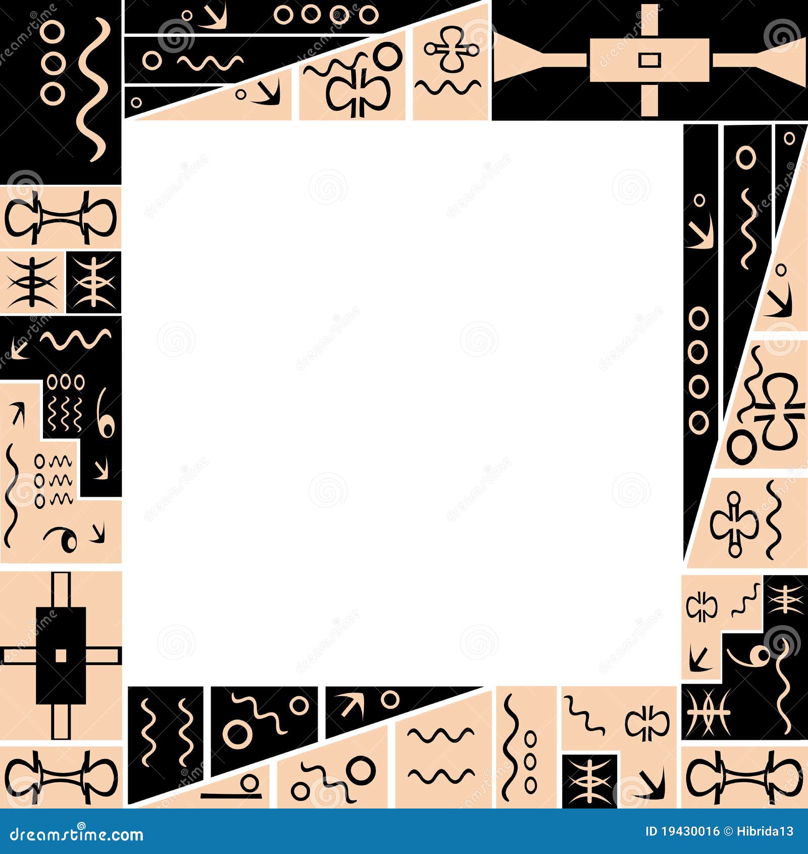 African Borders And Frames