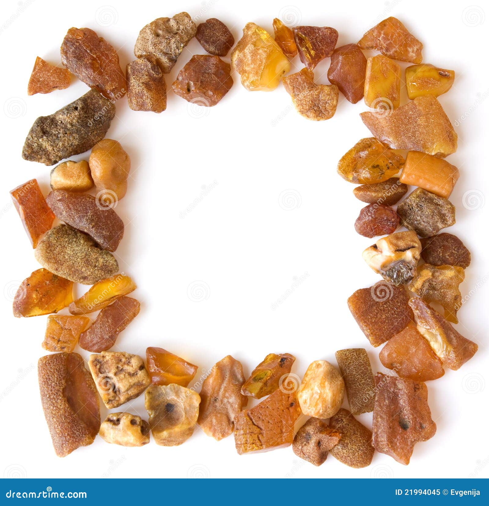 Frame from Amber (square) on White Background Stock Image - Image of ...
