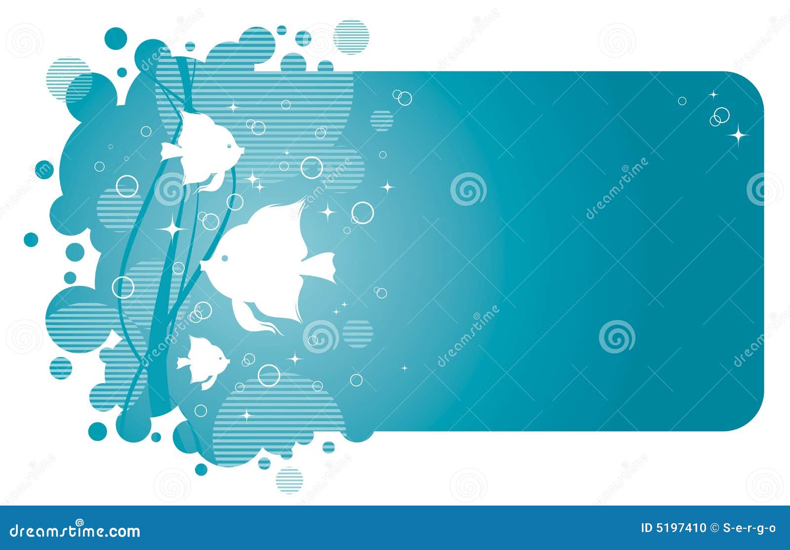 Frame with aqua design stock vector. Illustration of strips - 5197410