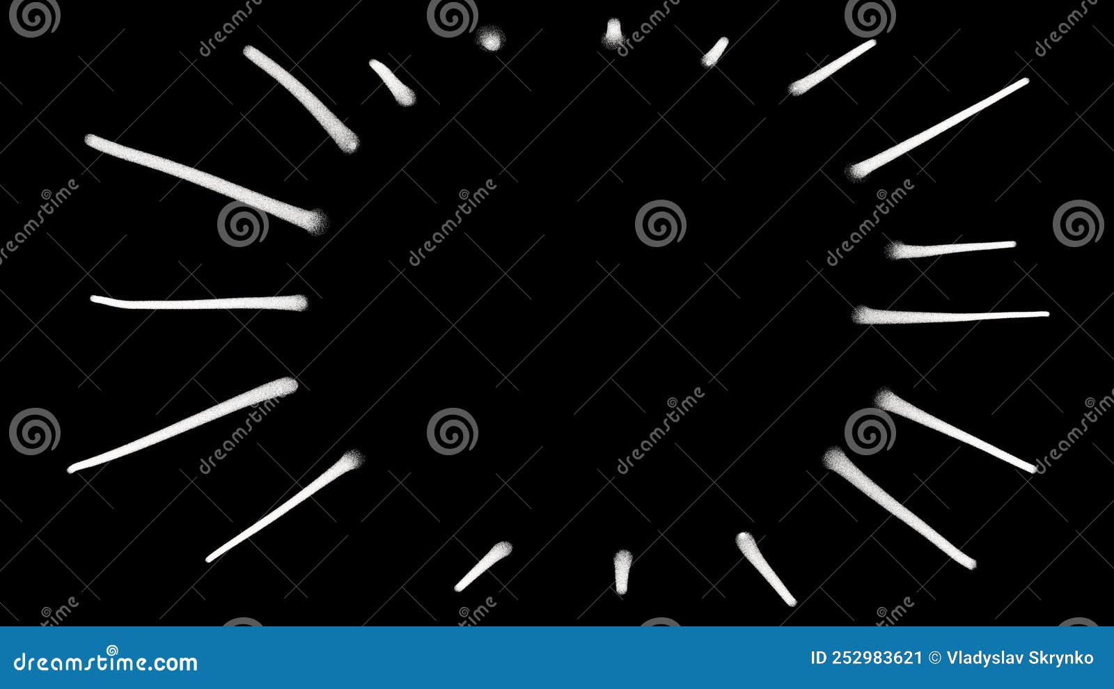 Frame Around White Lines on a Black Screen. Stock Video - Video of ...