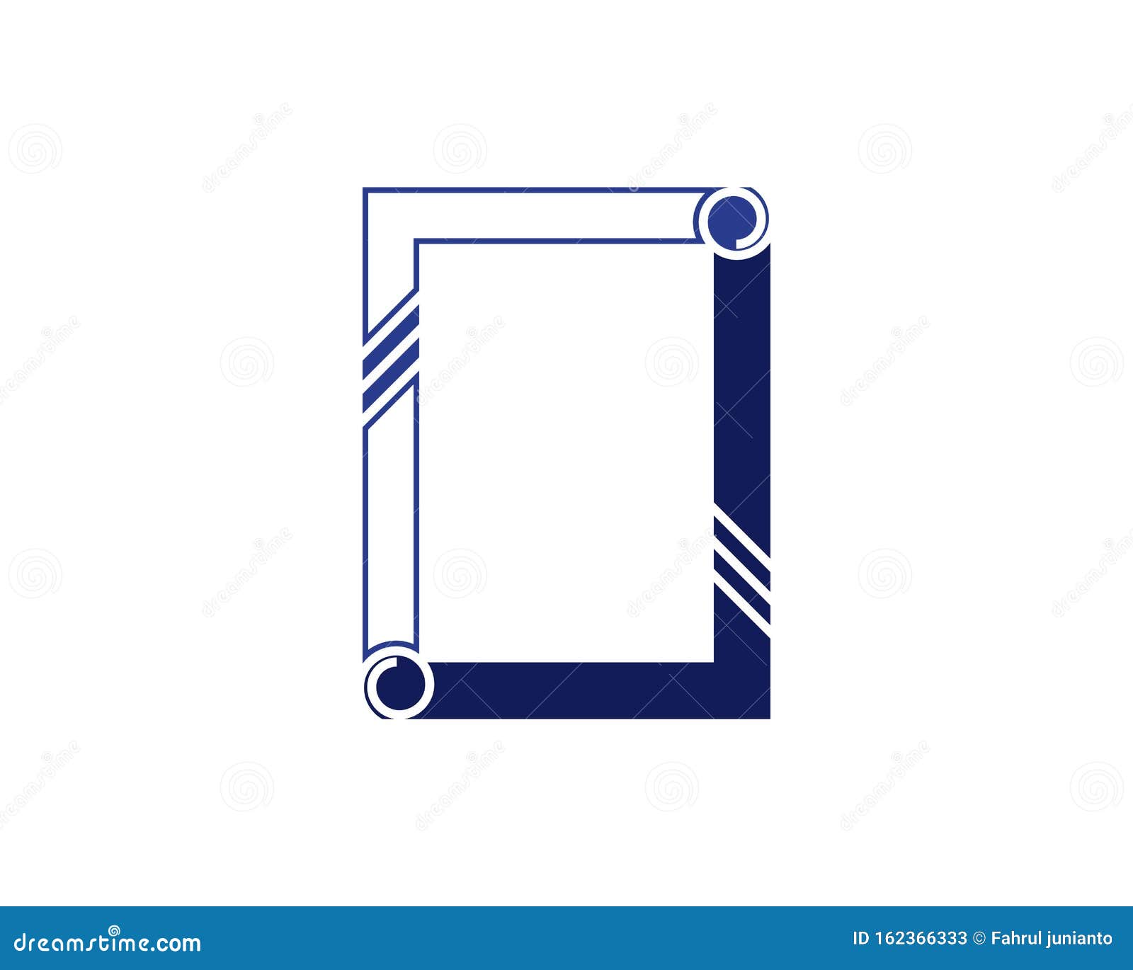 Frame Art Design Stock Vector Template Stock Vector - Illustration of ...