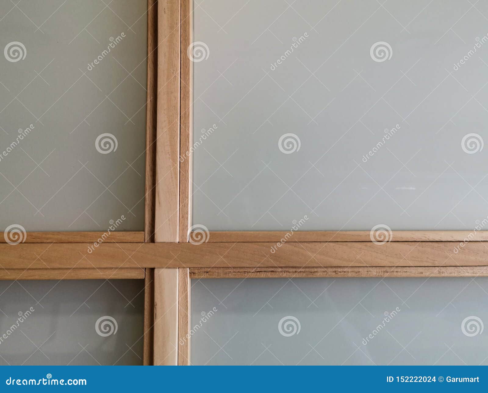 Frame Assembled on Opaque Glass Stock Photo - Image of interior ...