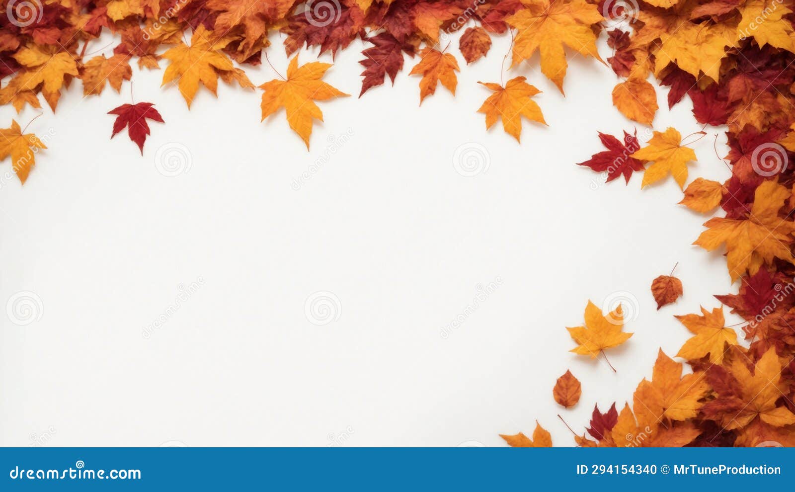 Frame from Autum Colored Fall Leaves in the Wind. Overlay Texture with ...