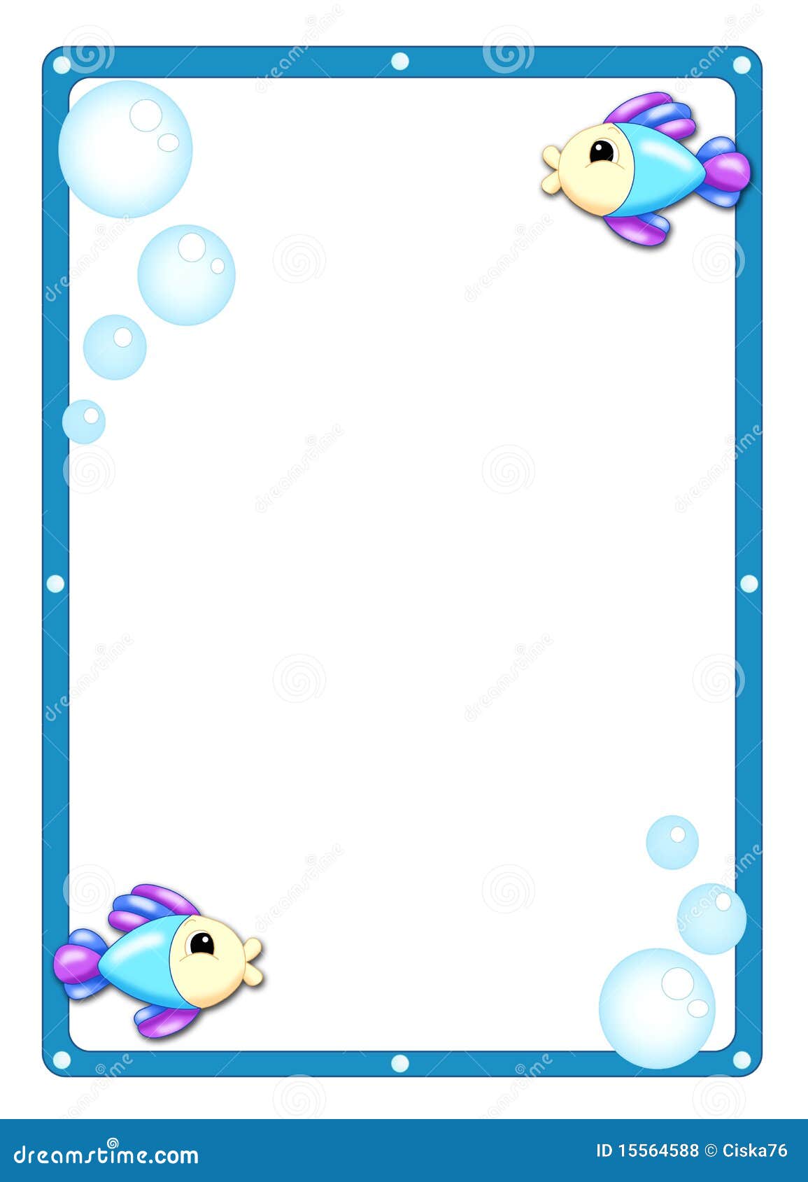 Frame azul ilustração stock. Ilustração de beira, amor - 15564588