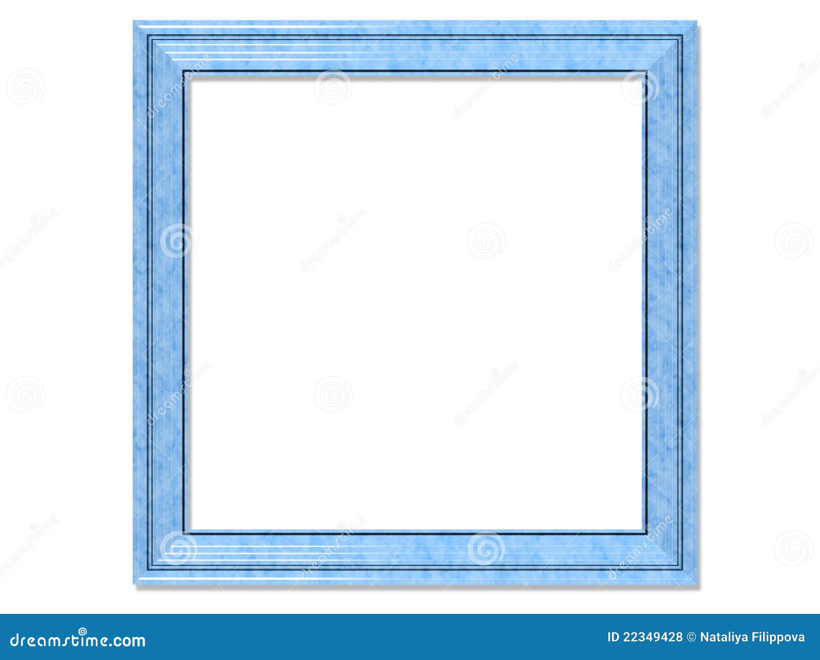 Frame azul ilustração stock. Ilustração de estilo, fundo - 22349428