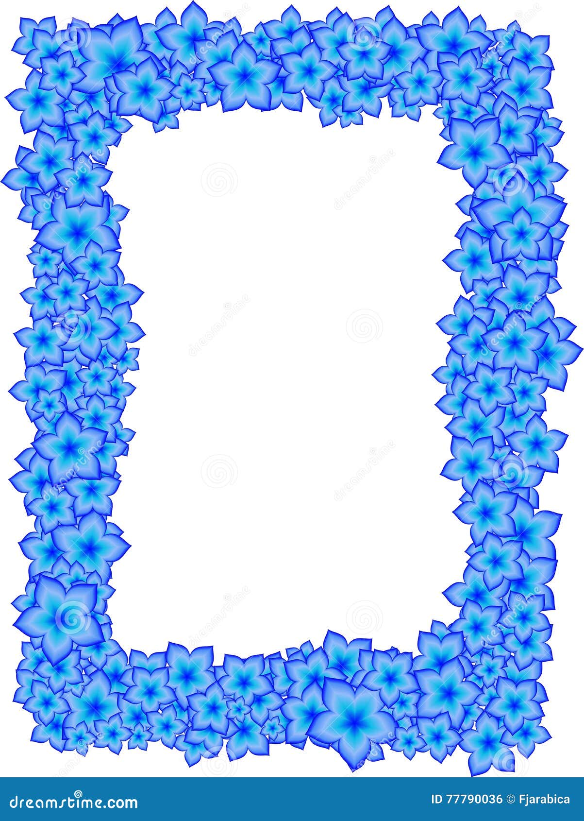 Frame azul ilustração stock. Ilustração de quadro, tampa - 77790036