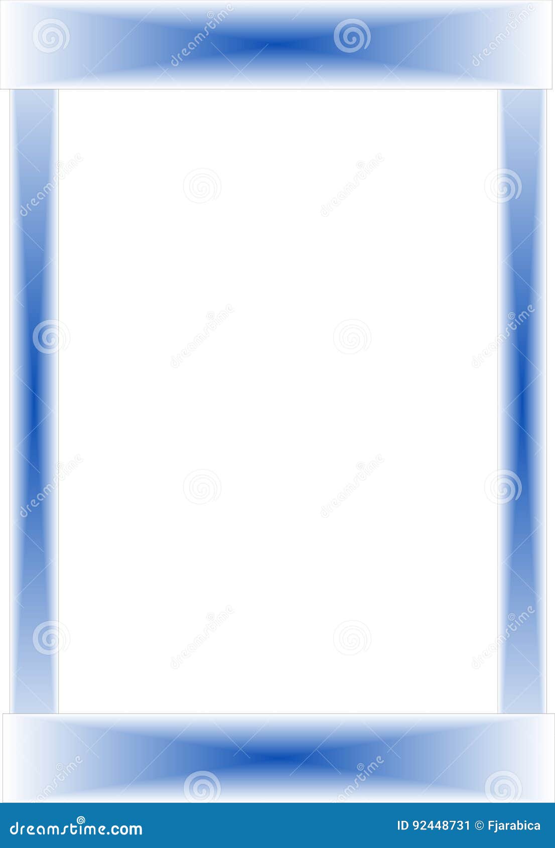 Frame azul ilustração stock. Ilustração de backdrop, sombra - 92448731