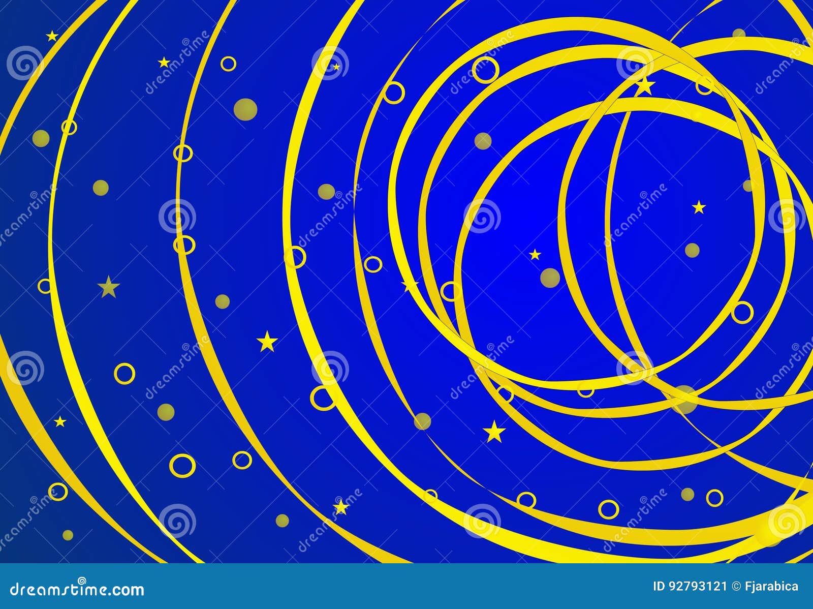 Frame azul ilustração stock. Ilustração de quadro, amarelo - 92793121