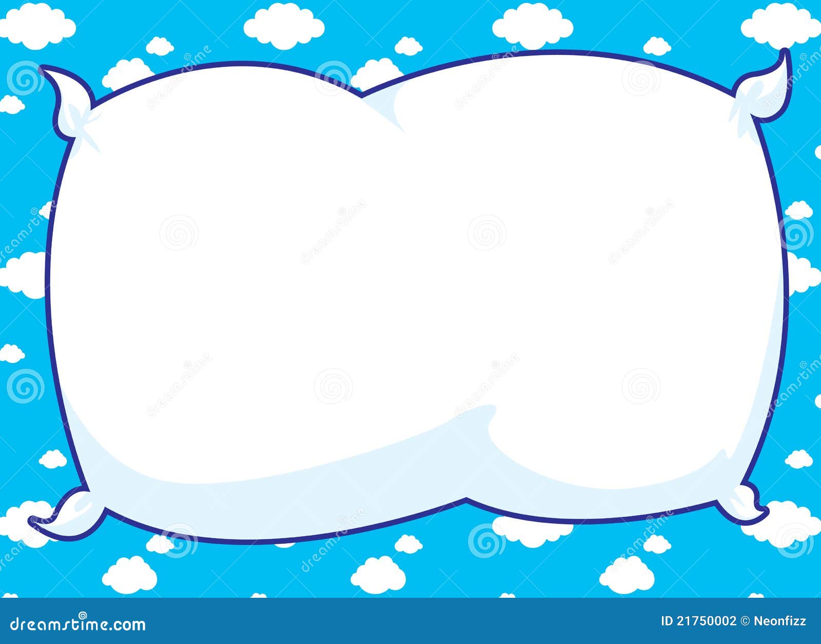 Frame azul do descanso ilustração stock. Ilustração de quadro - 21750002