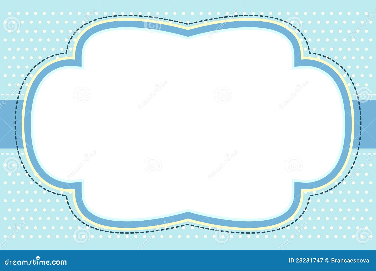 Frame Azul Ornamentado Da Bolha Ilustração do Vetor - Ilustração de ...