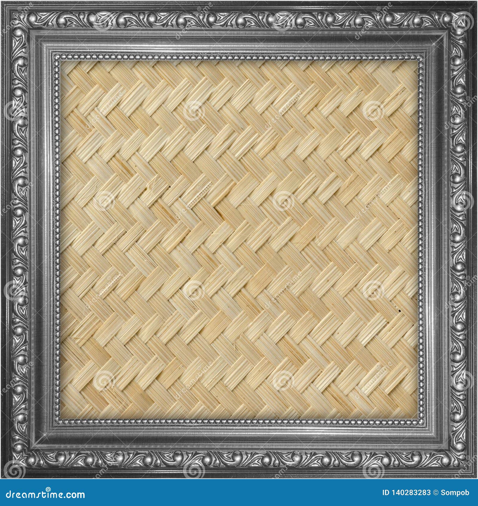 Frame on bamboo background stock image. Image of home - 140283283