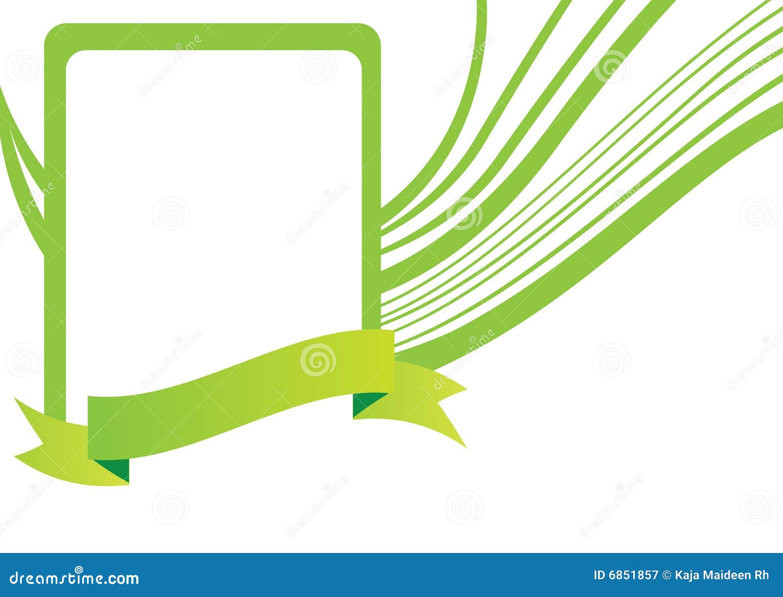 Frame With Banner Picture. Image: 6851857