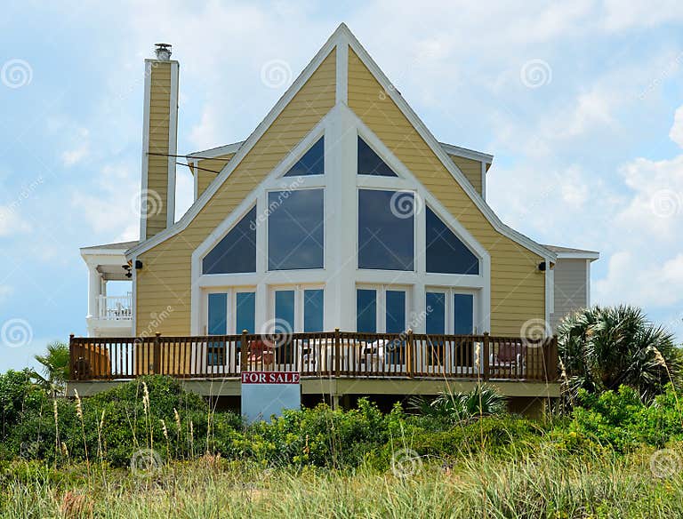 A-frame beach house stock photo. Image of wooden, building - 22023188