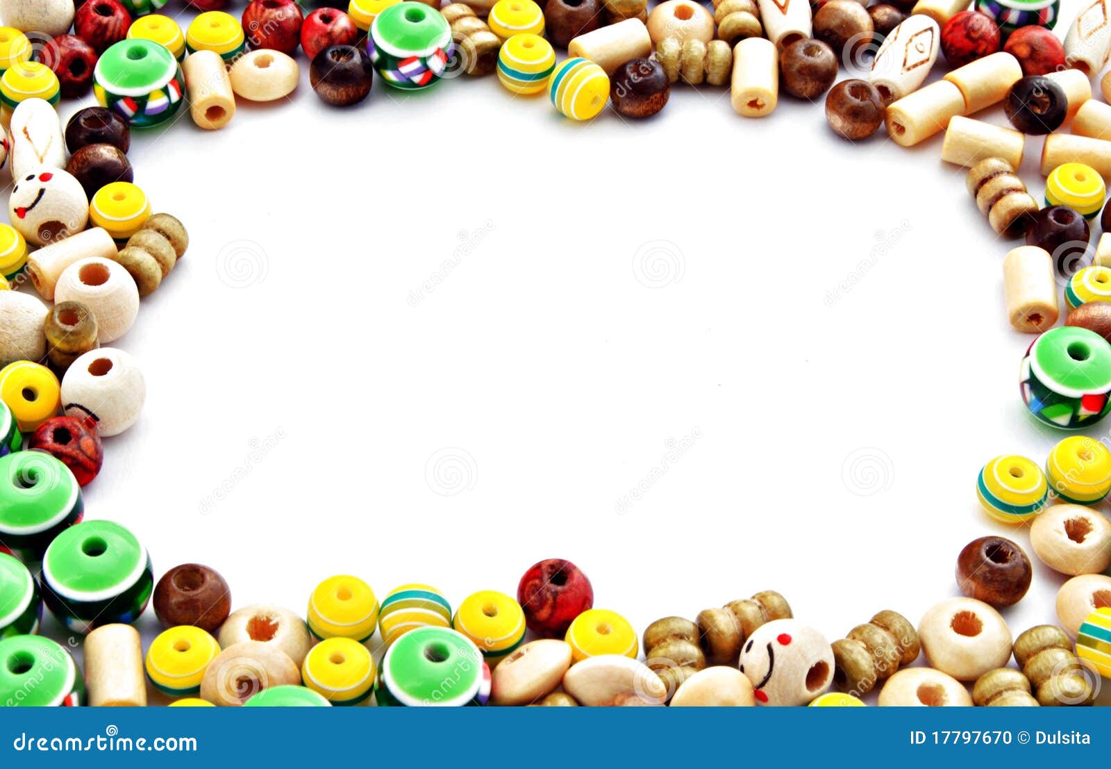 Frame with beads stock photo. Image of jewelry, decorate - 17797670