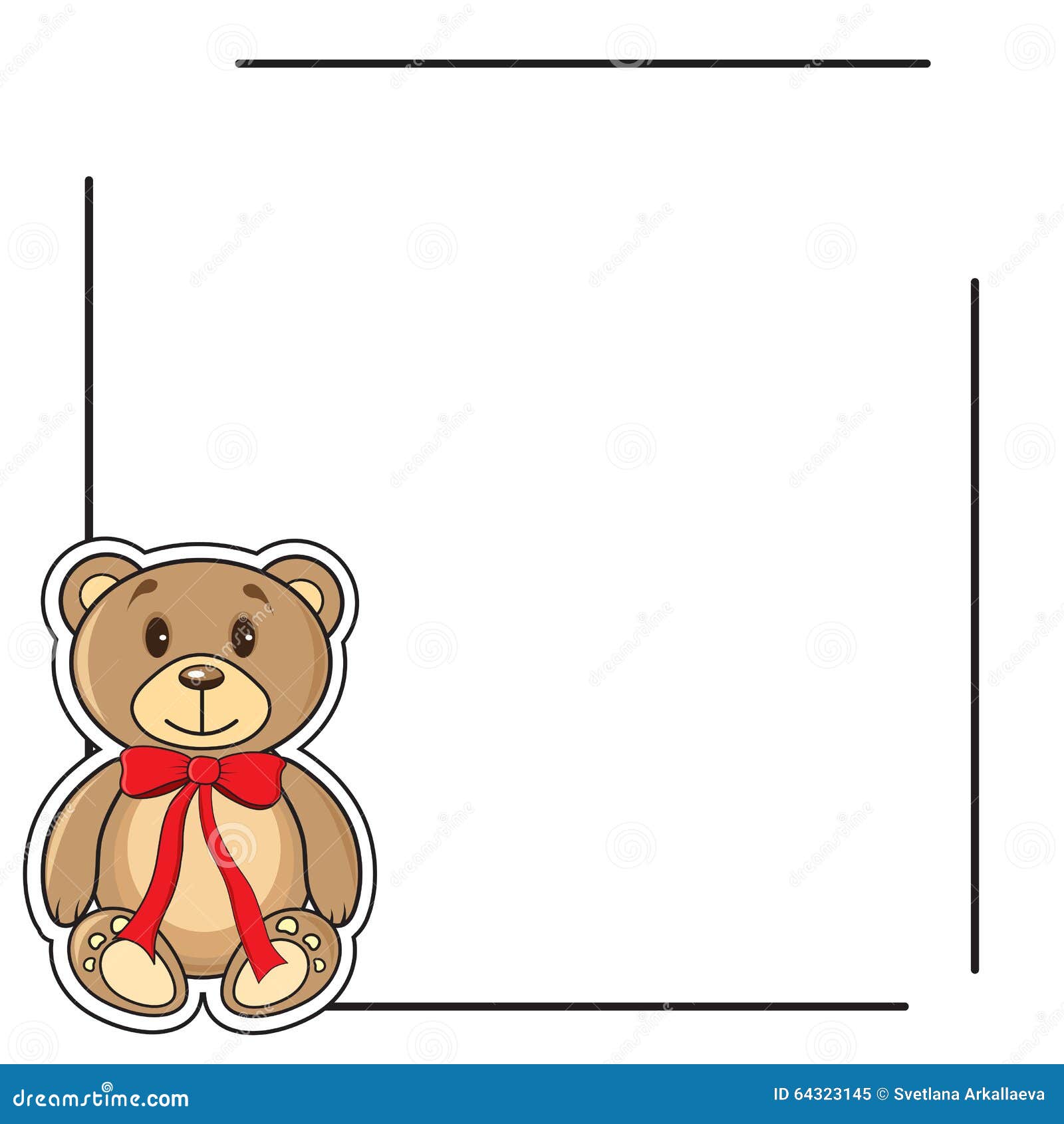 Frame with Bears in the Vector Stock Vector - Illustration of design ...