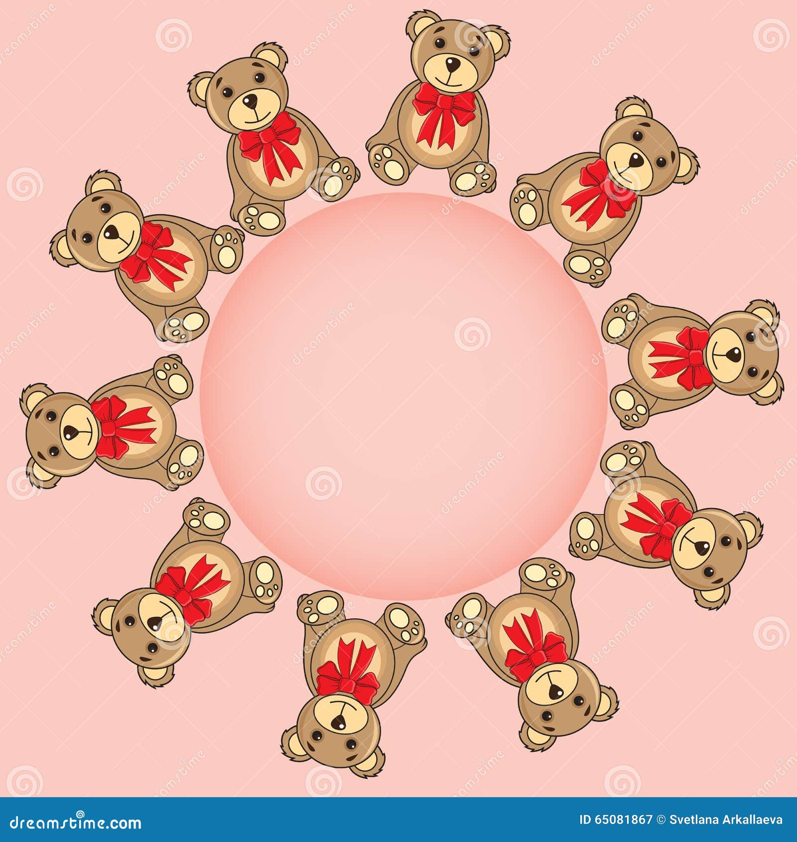 Frame with Bears in the Vector Stock Vector - Illustration of fluffy ...