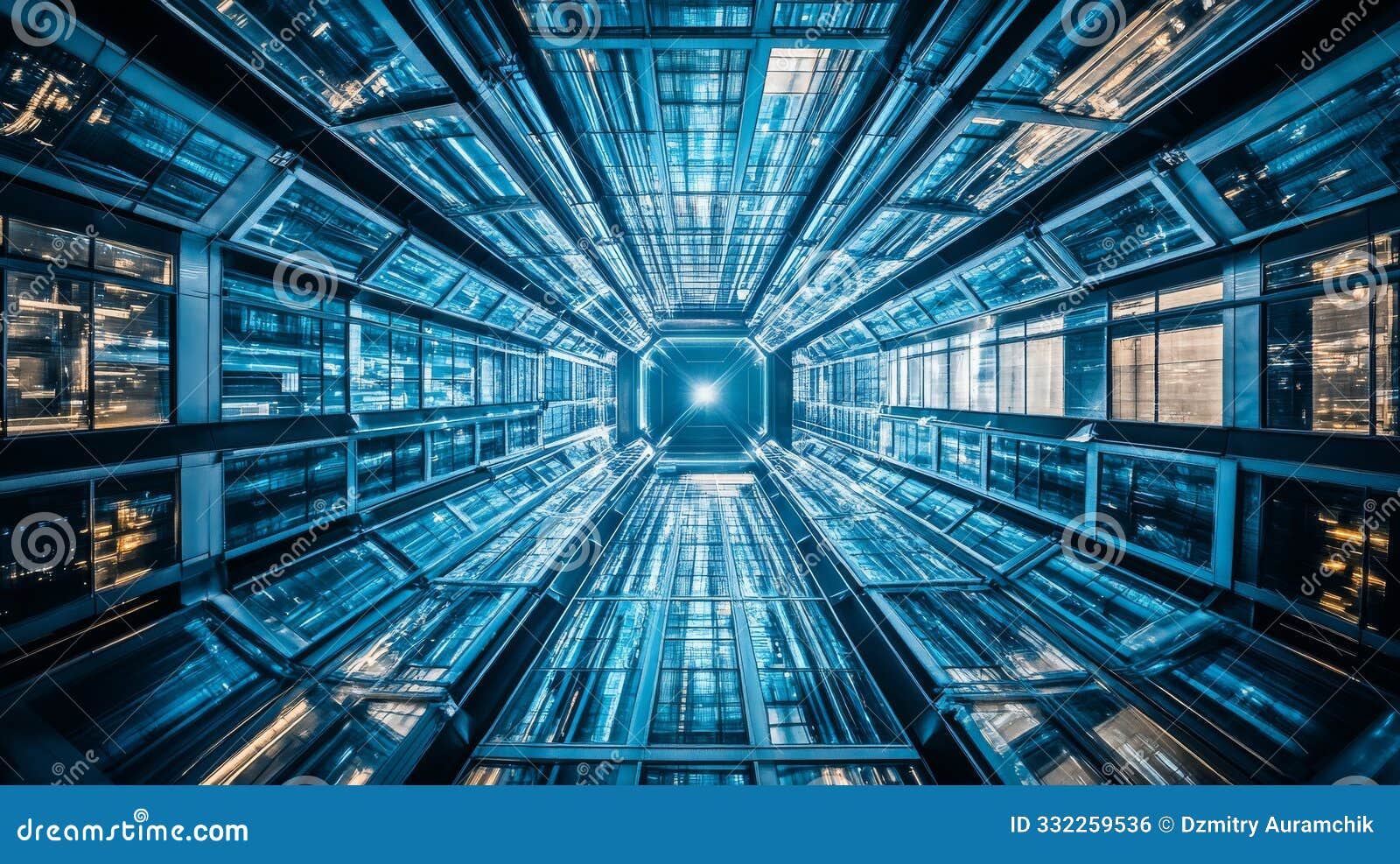 Frame with a Blue Metal Rod on a White Background for Text or ...