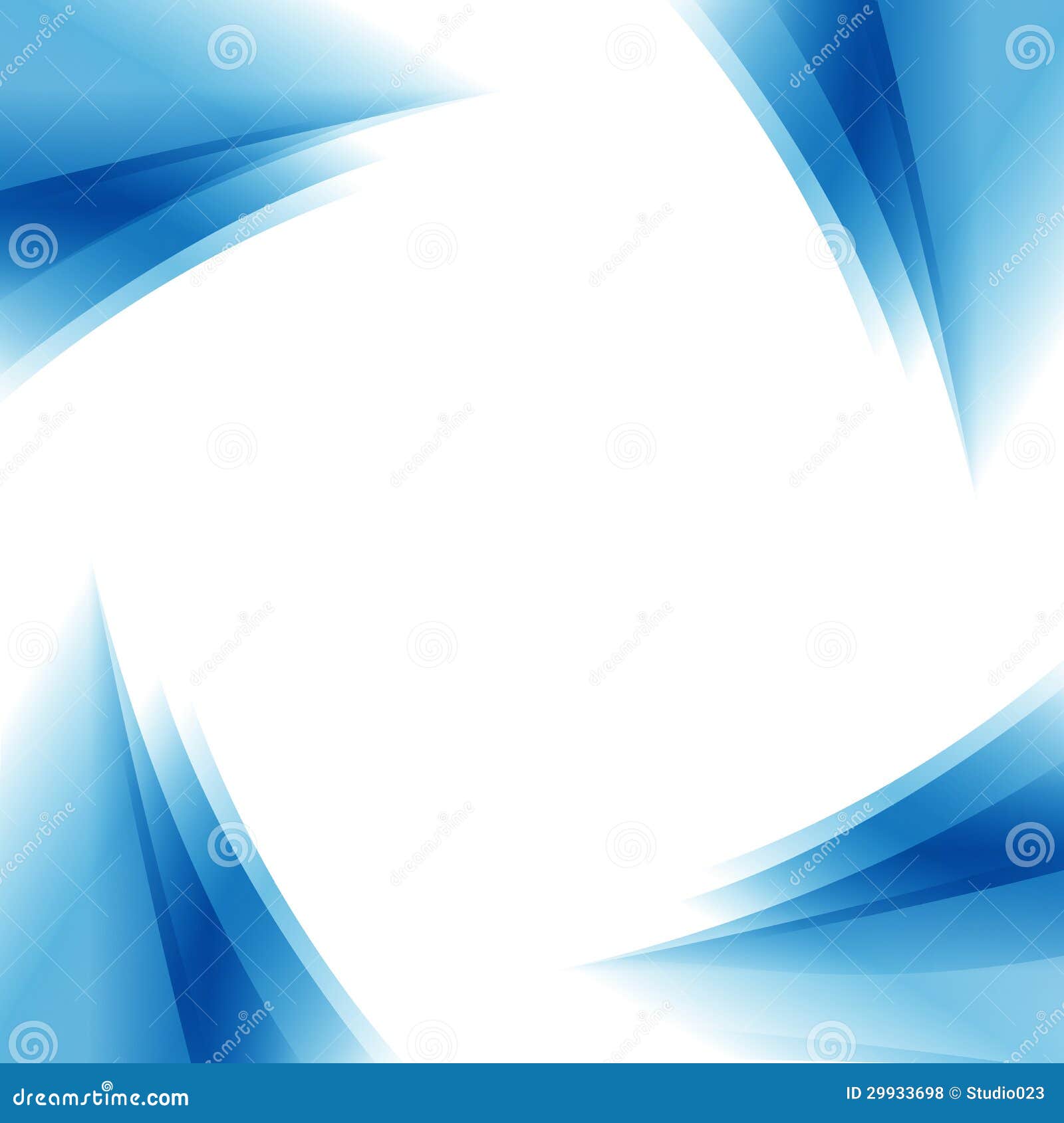 Deep blue wave frame stock illustration. Illustration of backdrop ...