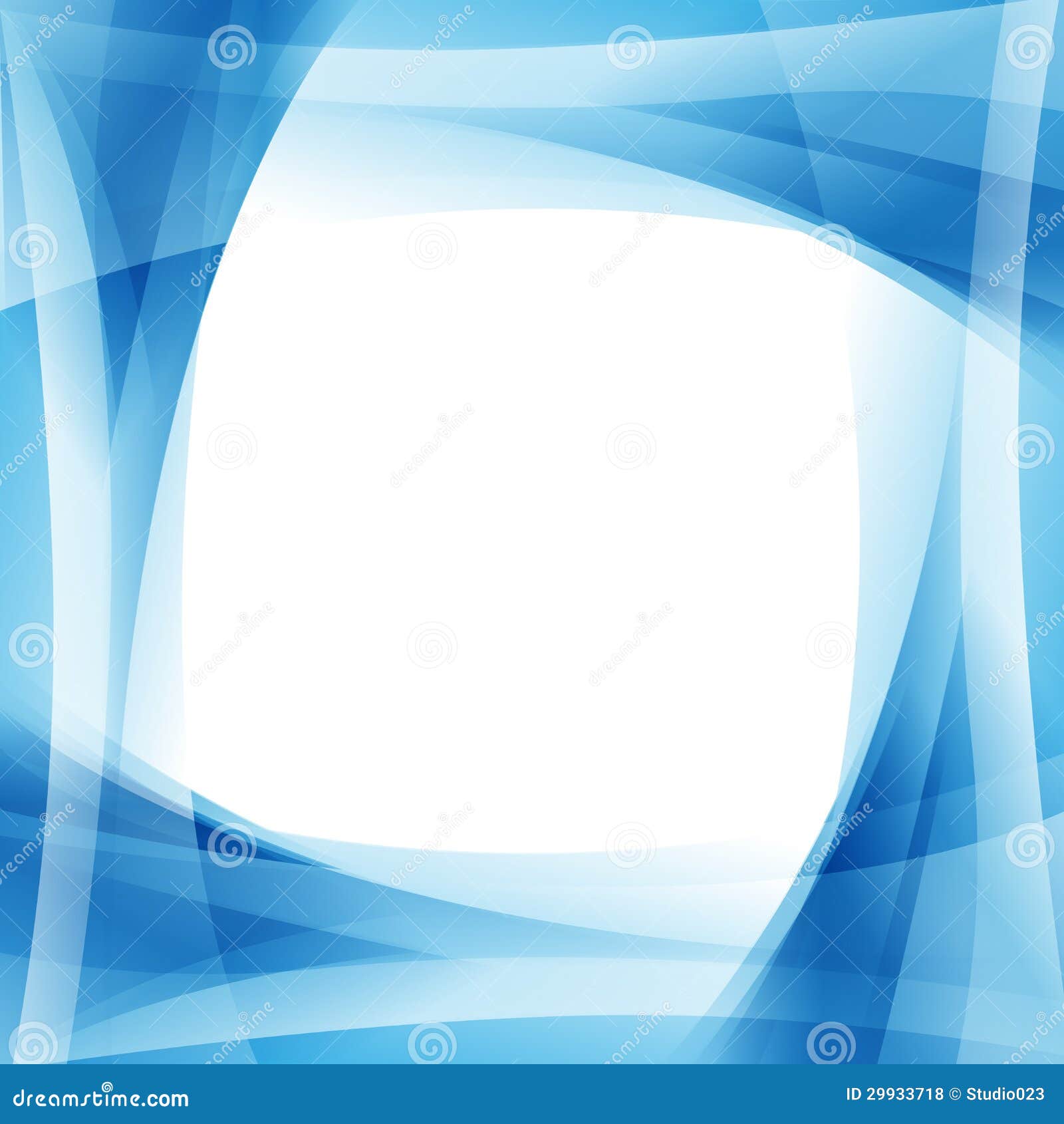 Deep blue wave frame stock illustration. Illustration of digital - 29933718