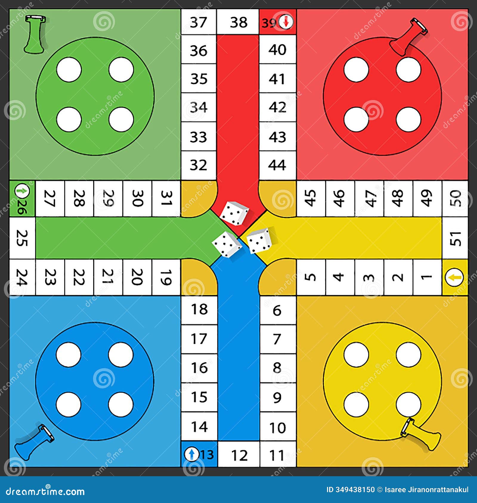 Frame of Board Game ,Funny Frame,Board Games,Vector Illustrations Stock ...