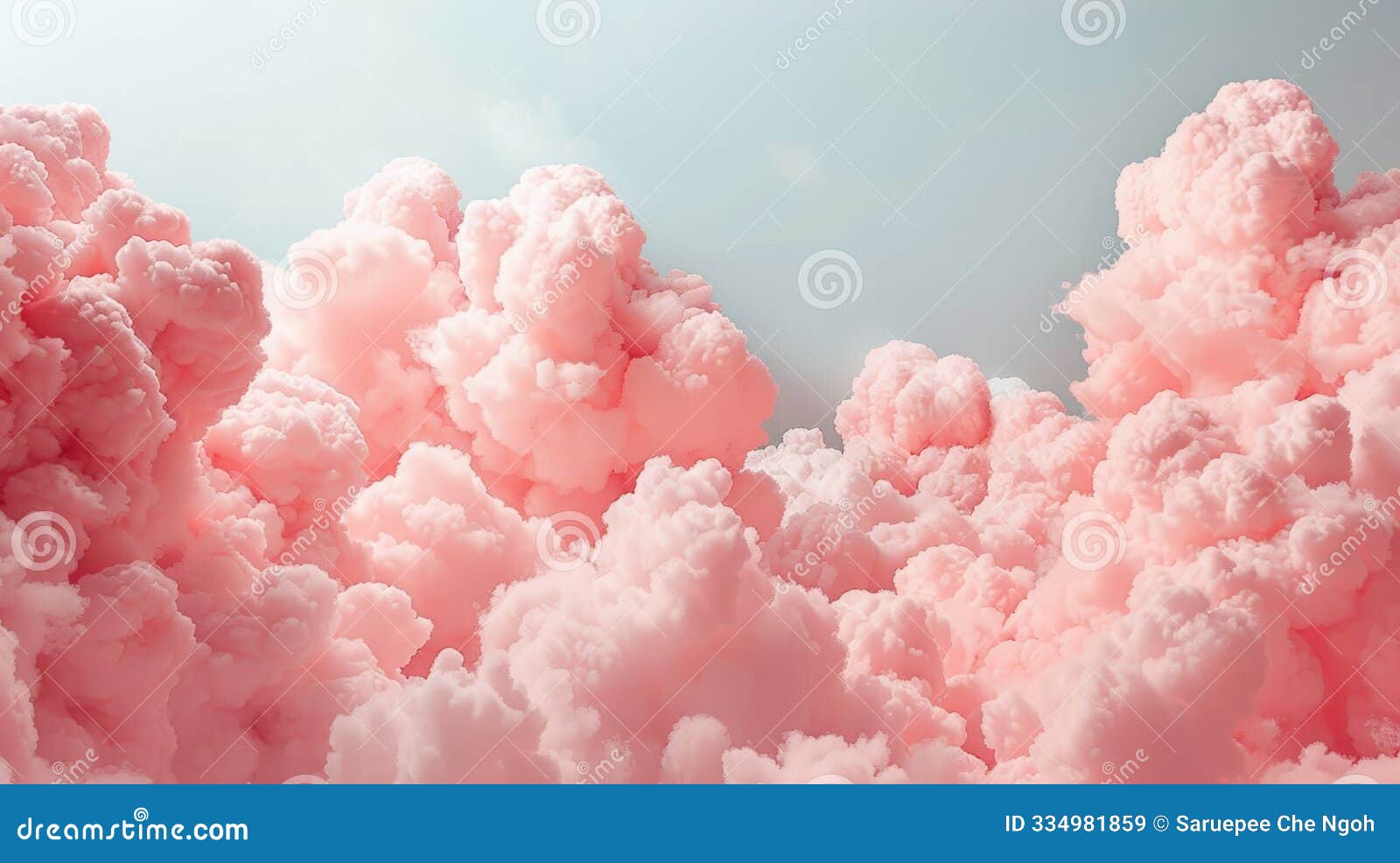 Frame Border Background of Cloud Computing Concept with Soft Pink ...